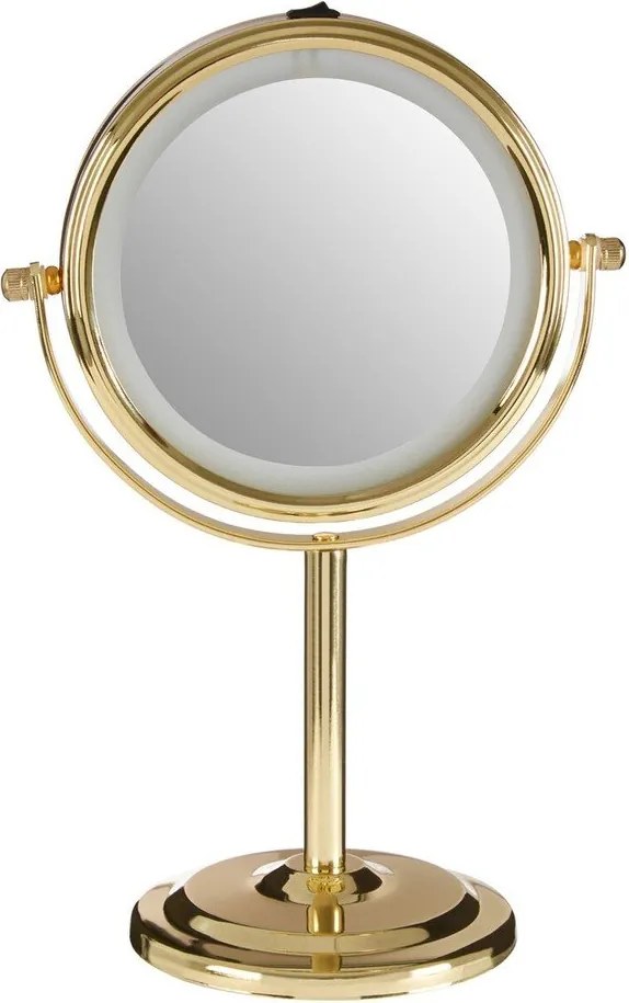 Kosmetické zrcadlo s osvětlením/zvětšovací (zvětšení 2x) ø 15 cm Cassini – Premier Housewares