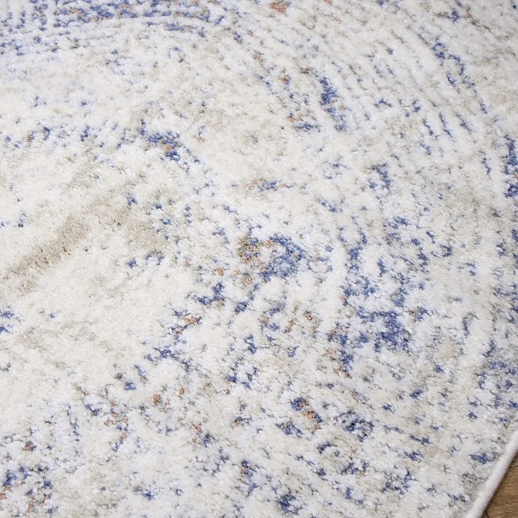 Angel Carpet, Kusový koberec Aurora 55 Blue, 60x110, modrá, kancelář