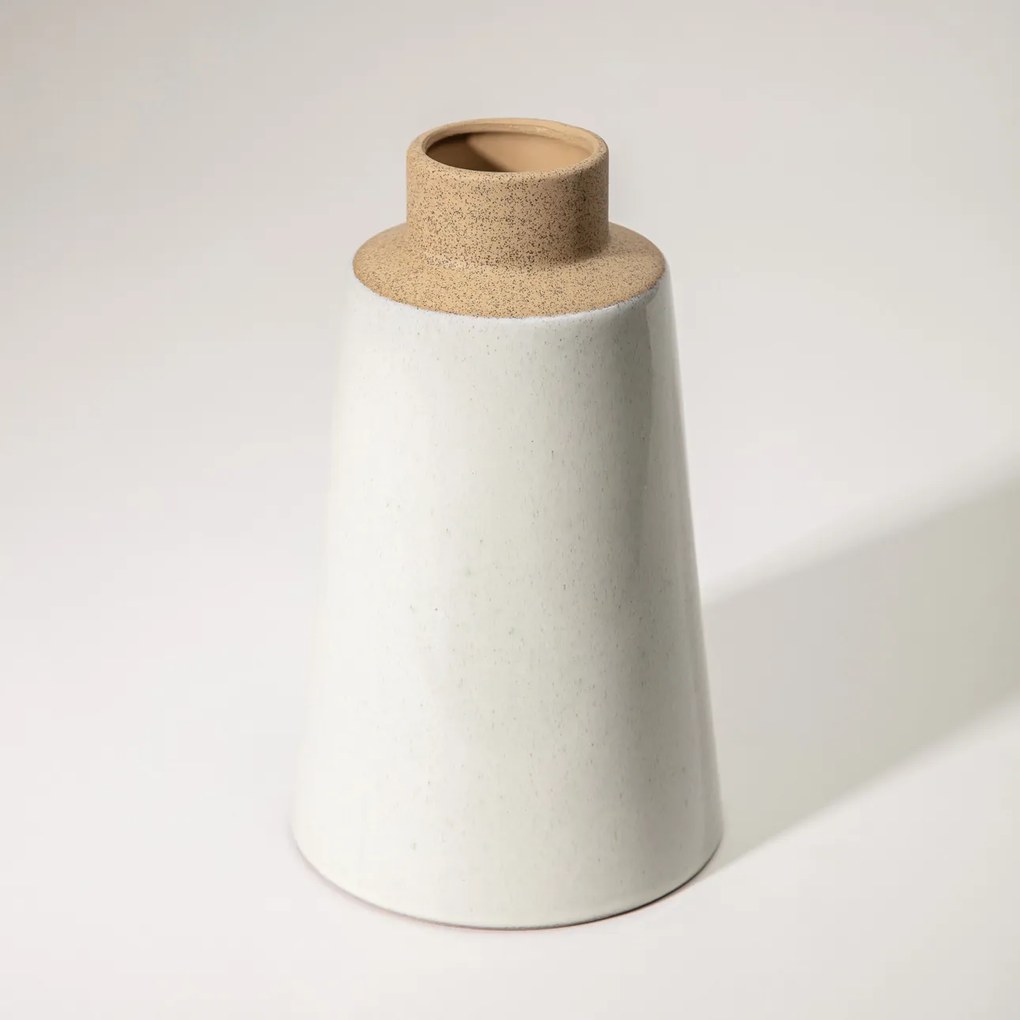 Vase Soft Sand 17x17x28 cm