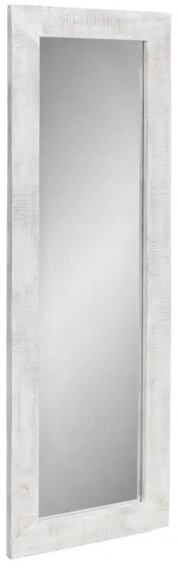 furniture-nabytek.cz - Masivní zrcadlo Makira z mangového dřeva, lakované, bílé – 50×150 cm