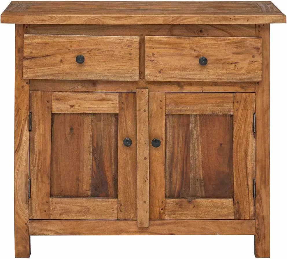 Příborník masivní mahagonové dřevo 75 x 30 x 65 cm 244490
