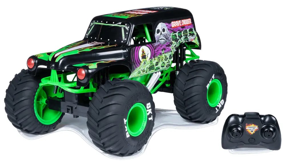 427655 Monster Jam Terénní auto Grave Digger s dálkovým ovládáním 1:10