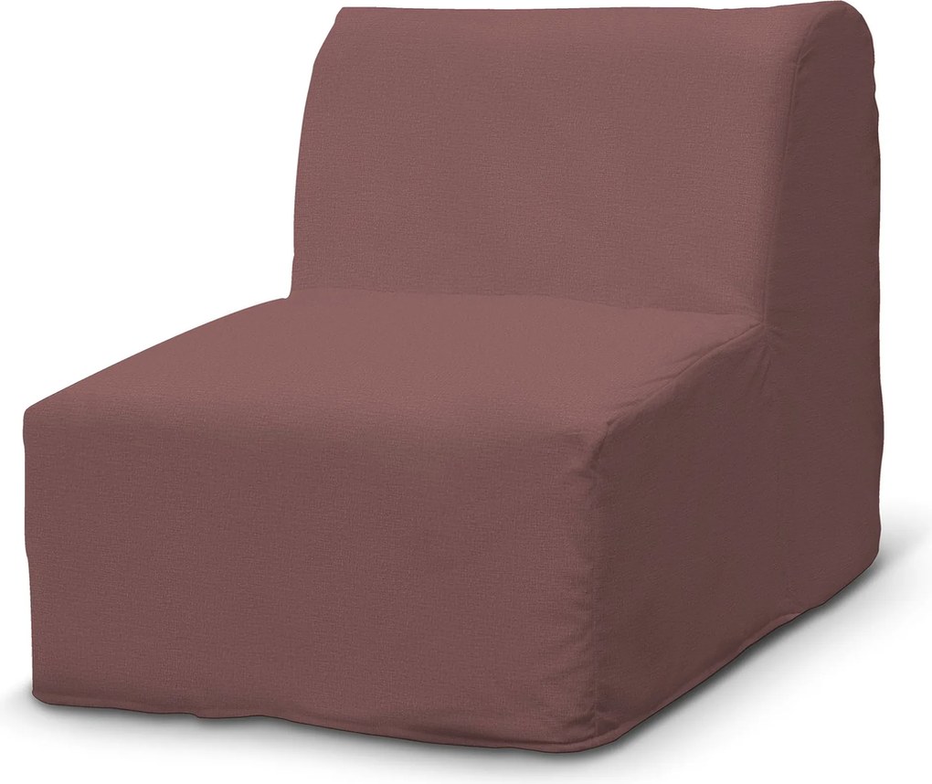 Potah na křeslo Lycksele jednoduchý barva fialová látka sametová