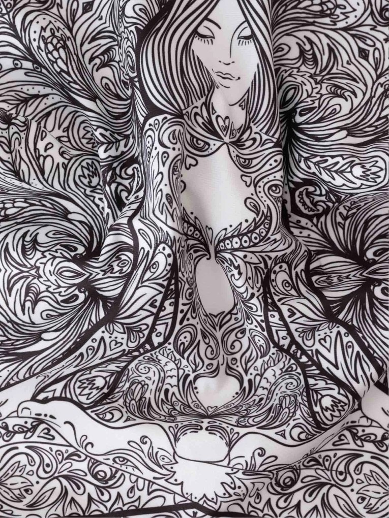 MK Lůžkoviny Povlak na polštář mikroplyš 45 x 45 cm - Buddha 6 L02