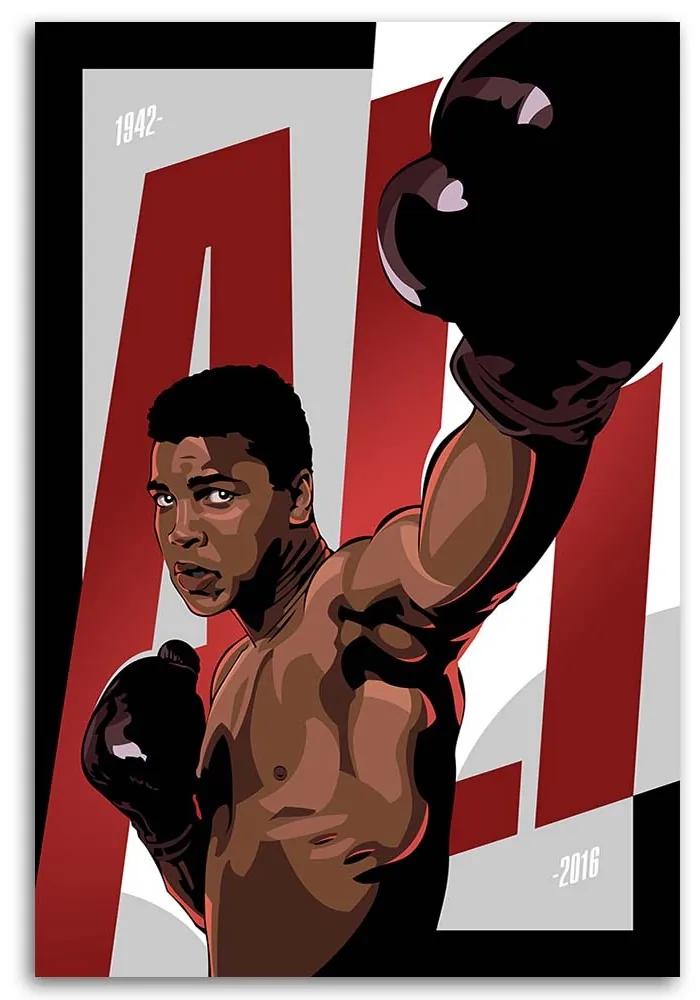 Gario Obraz na plátně Muhammad Ali - Nikita Abakumov Rozměry: 40 x 60 cm