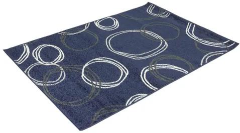 Koberce Breno Kusový koberec LOTTO 290/HY4B, Modrá, Vícebarevné, 133 x 190 cm