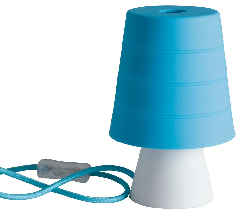 Stolní silikonová lampa Faneurope I-DRUM/L1 BLU