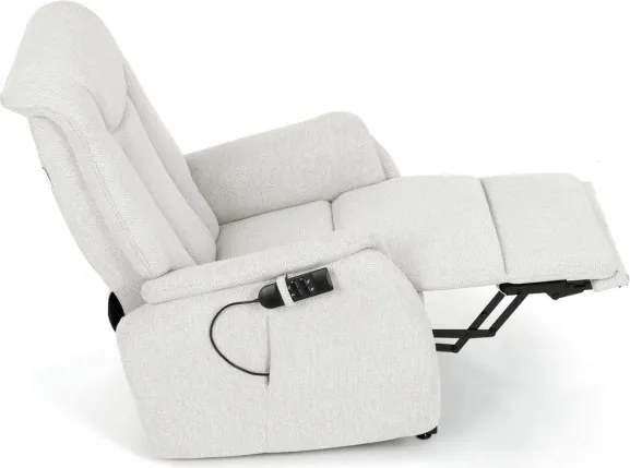 Polohovací křeslo béžové, elektrické TV-L8963 CRM2