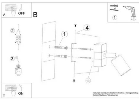 Nástěnné svítidlo SOLLUX ZUCA černé E27 1x15W bez žárovky SL.1295