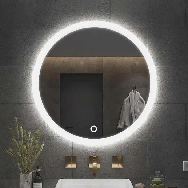 Kulaté zrcadlo REA 50 cm - s LED podsvícením