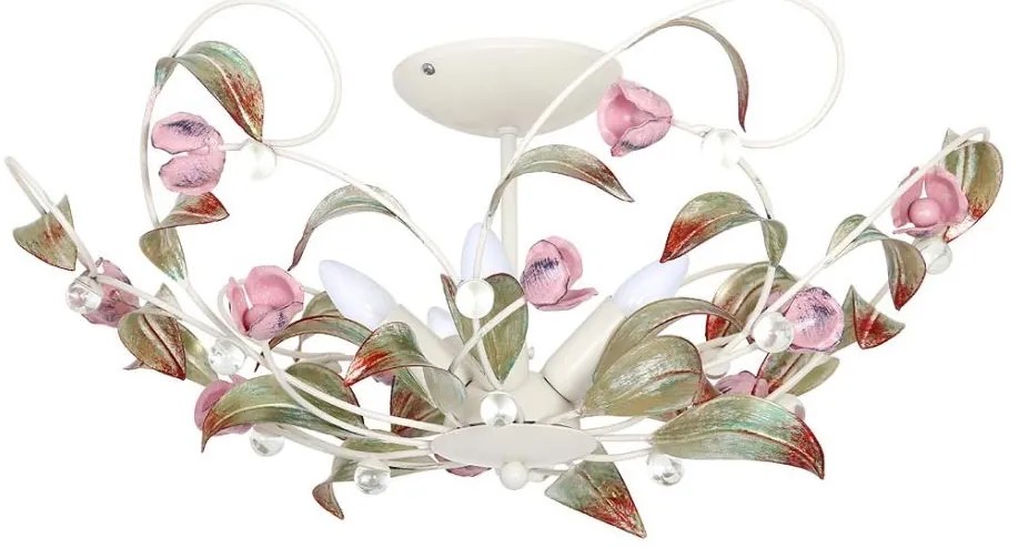 Luminex Přisazený lustr ROSE 5xE14/60W/230V 0466
