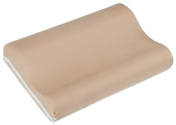 Bellatex Polštář anatomický 45x30 cm Jersey kávová