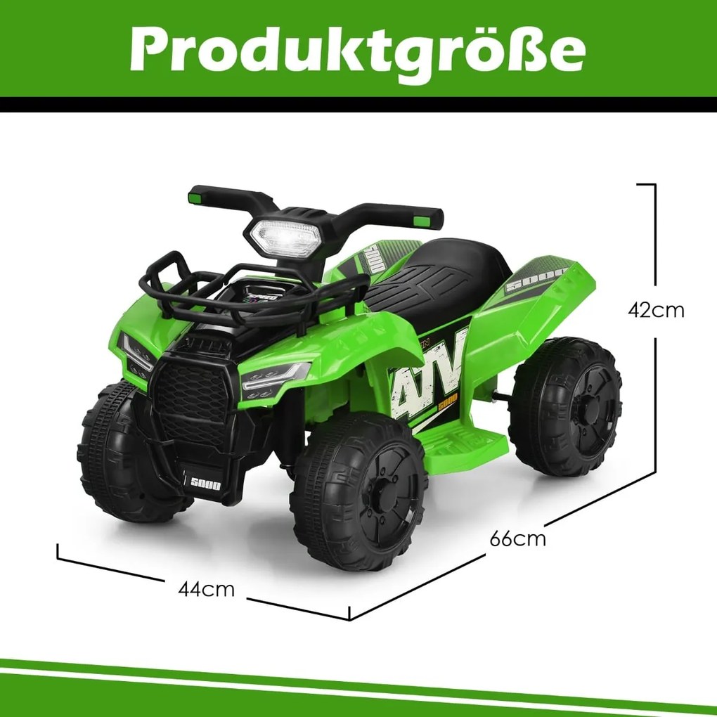 Costway Elektrická dětská čtyřkolka s úložným prostorem Mini