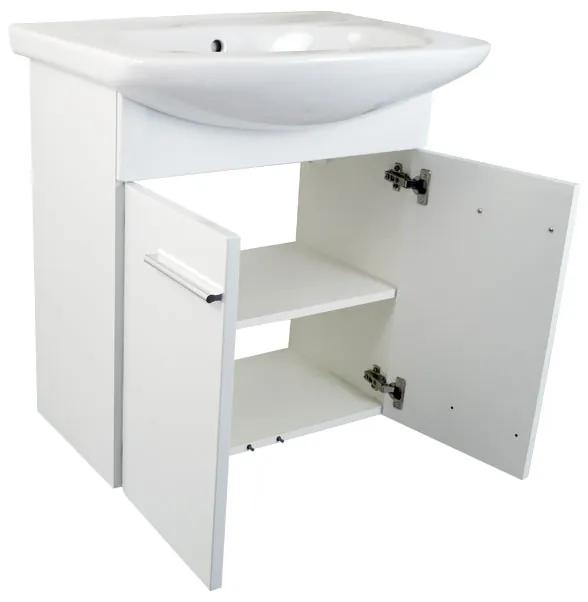 BPS-koupelny Koupelnová skříňka s keramickým umyvadlem Terra 66