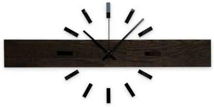 Ručně vyrobené dubové svislé hodiny minimalistický skandinávský design I SENTOP MAS021-3169