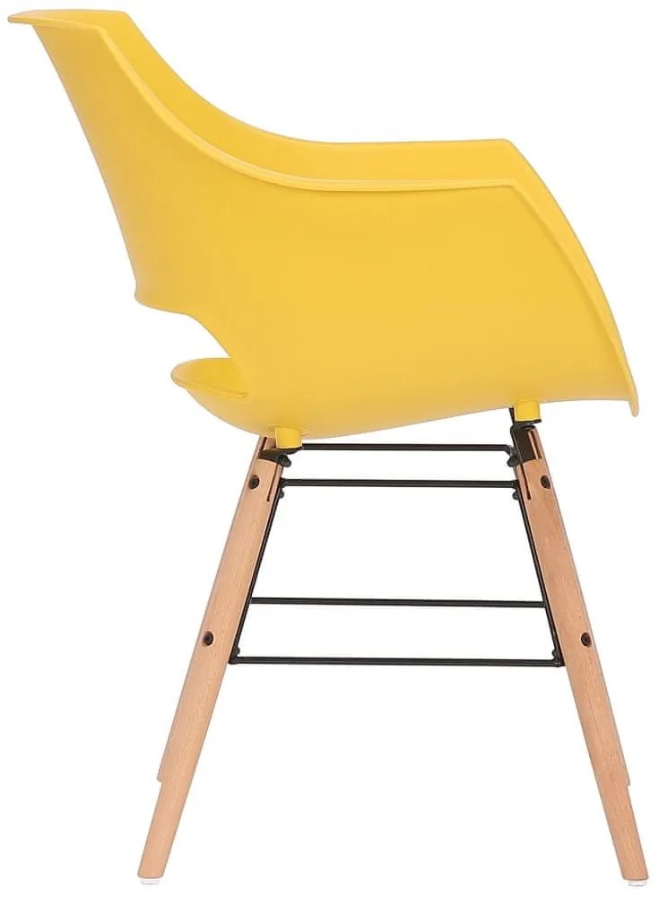 Bhm germany Jídelní židle Skien, žlutá