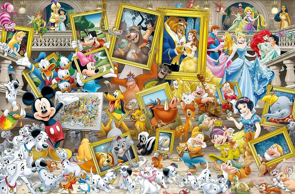 Ravensburger puzzle malíř mickey 5000 dílků