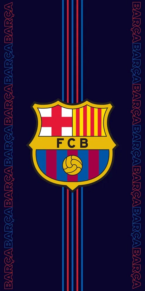 Fotbalová osuška FC Barcelona Racing