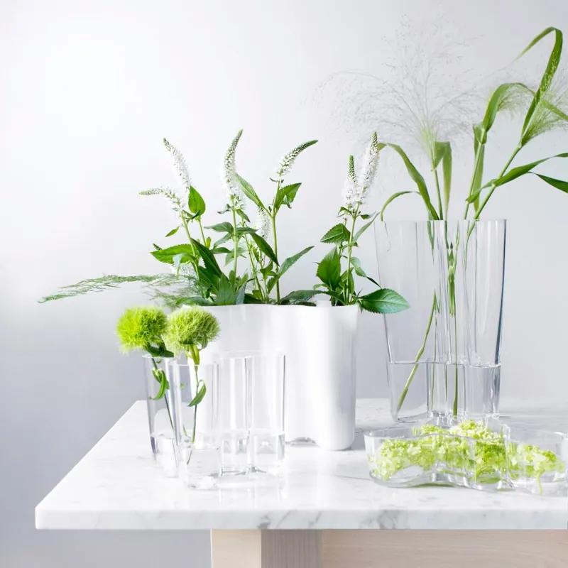 Váza Alvar Aalto 160mm, bílá