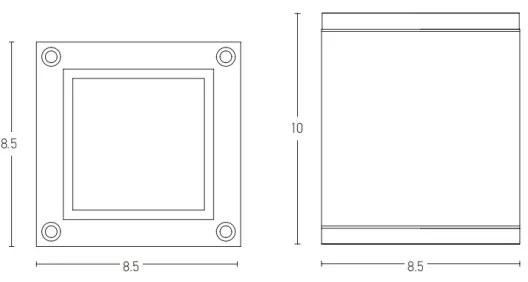 Zambelis E269 - Venkovní bodové svítidlo 1xGU10/35W/230V IP65 antracit