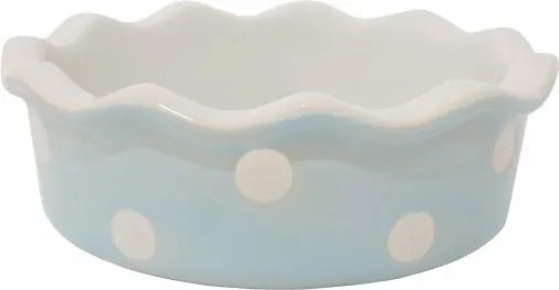 Keramická forma na koláč 12 cm světle modrá