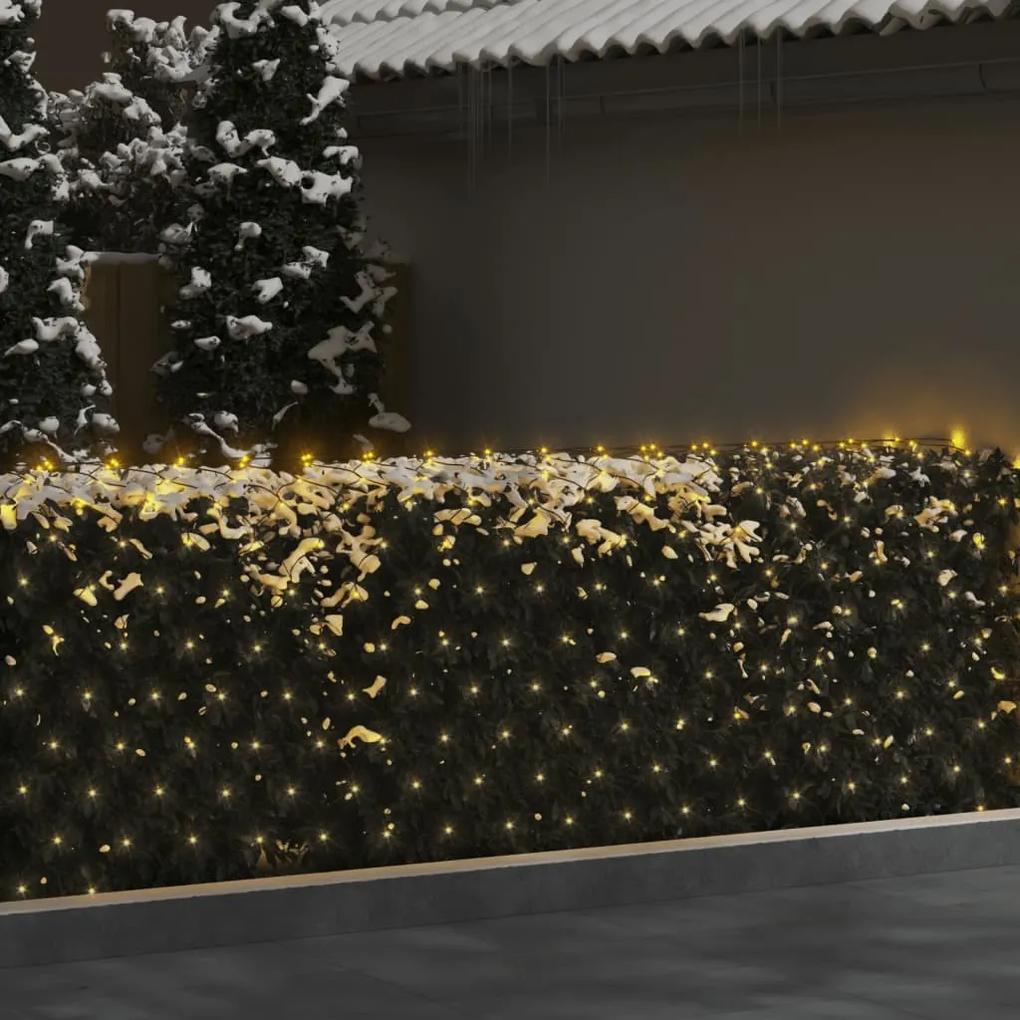 vidaXL Vánoční světelná síť 3 x 3 m 306 LED vnitřní i venkovní [328778] Barva: Studená bílá