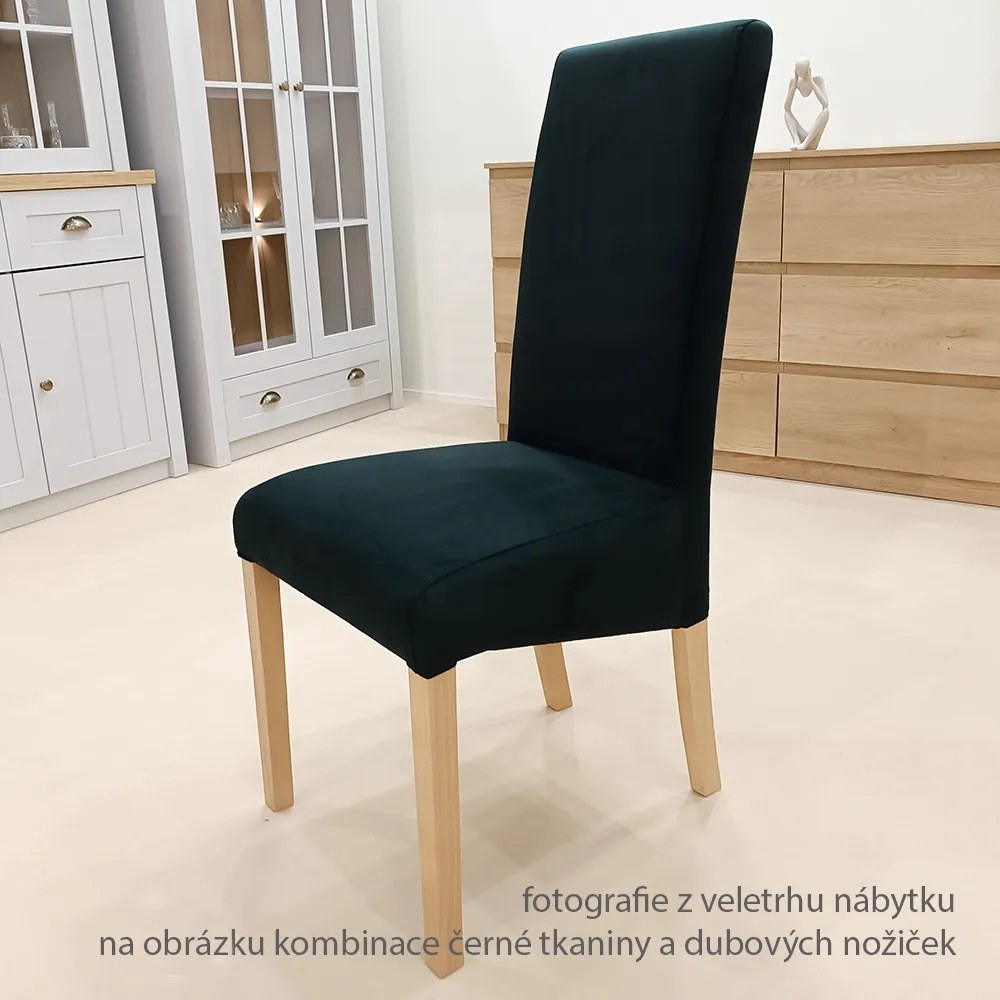 Jídelní židle MADRIT | 46 cm | šedá | bílé nohy | VÝPRODEJ z PRODEJNY