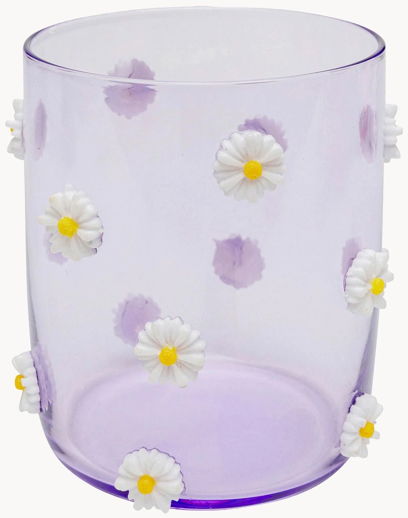 Sada sklenic Party Flowers, 4 díly