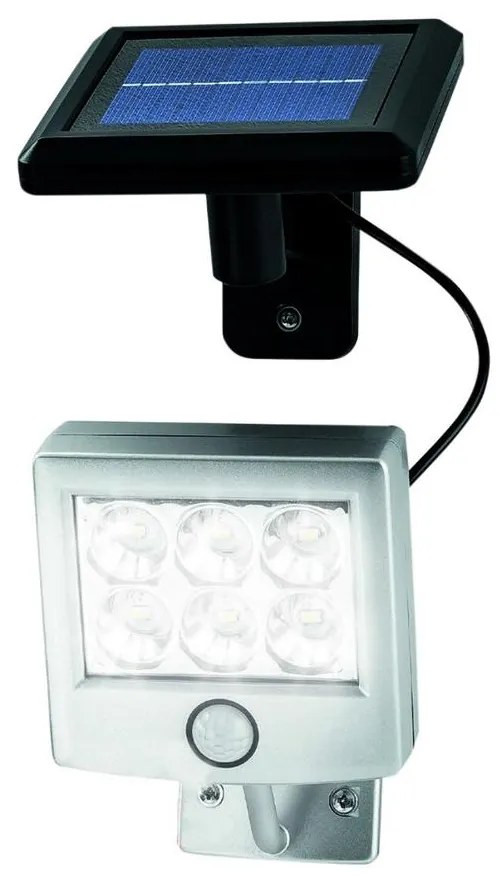 Polux LED Solární svítidlo se senzorem pohybu a soumraku LED/3xAA IP44 SA1509