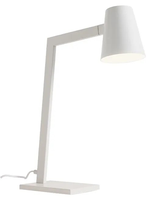 Redo Group 01-1558 Mingo, bílá lampa na stůl v severském stylu, 1x42W E27, výška 55cm