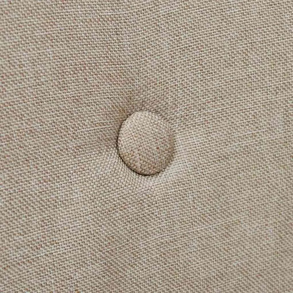 Jídelní židle 6 ks béžové textil a masivní dubové dřevo 270571