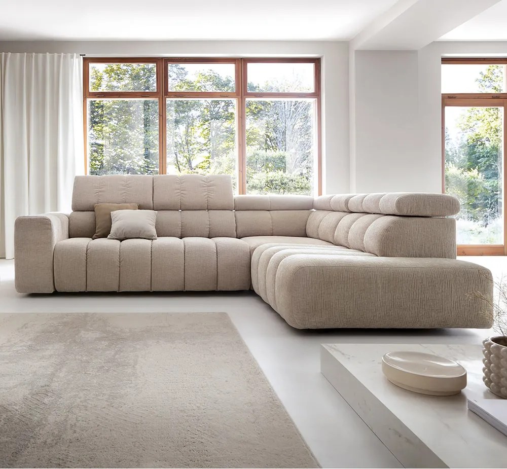 ZURICH OTTR | pravý jednosed bez područky | bez funkce | 109 cm | VÝBĚR TKANIN