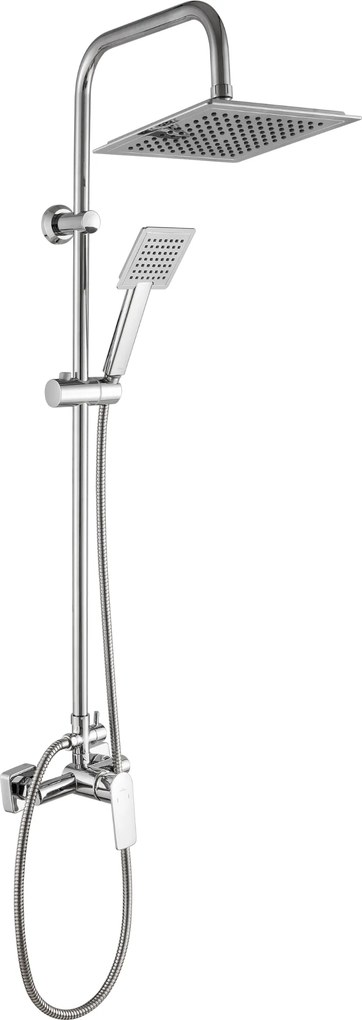 Invena Invena, DESZCZOWNIA Z BATERIE NATRYSKOWĄ STELONA, CHROM, INV-AU-34-B01-Q