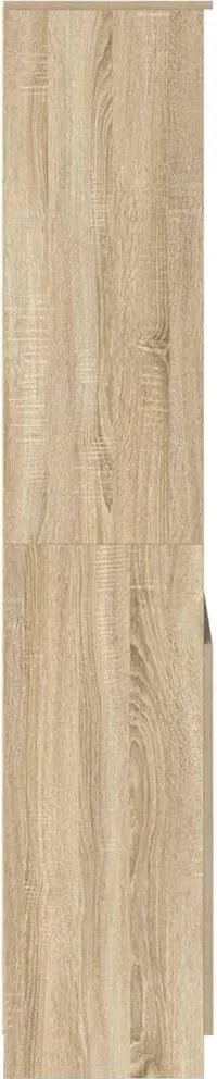 Skříň highboard dub sonoma 70 x 35 x 180 cm kompozitní dřevo 3328473