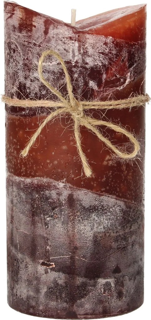 Svíčka Dorotea 15cm burgund