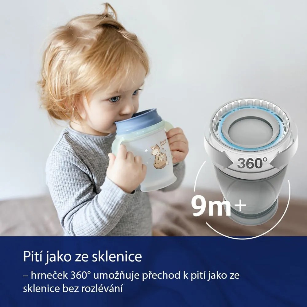 Lovi Hrneček 360° Night & Day 250 ml Kluk