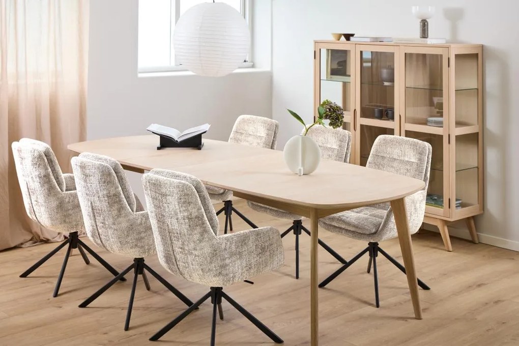 ACTONA GROUP Jídelní židle EDGAR s područkami béžová 0000112438