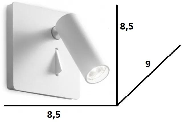 Ideal Lux Nástěnné svítidlo LED Lite AP Barva: Bílá