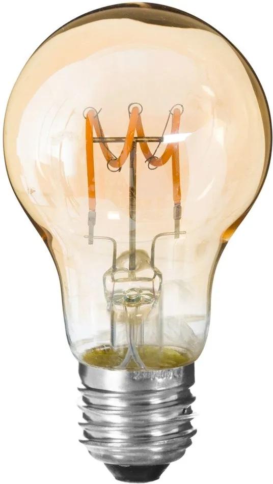 Ledová žárovka – jantarové světlo uvnitř klasické žárovky se perfektně hodí do stolní i noční lampičky