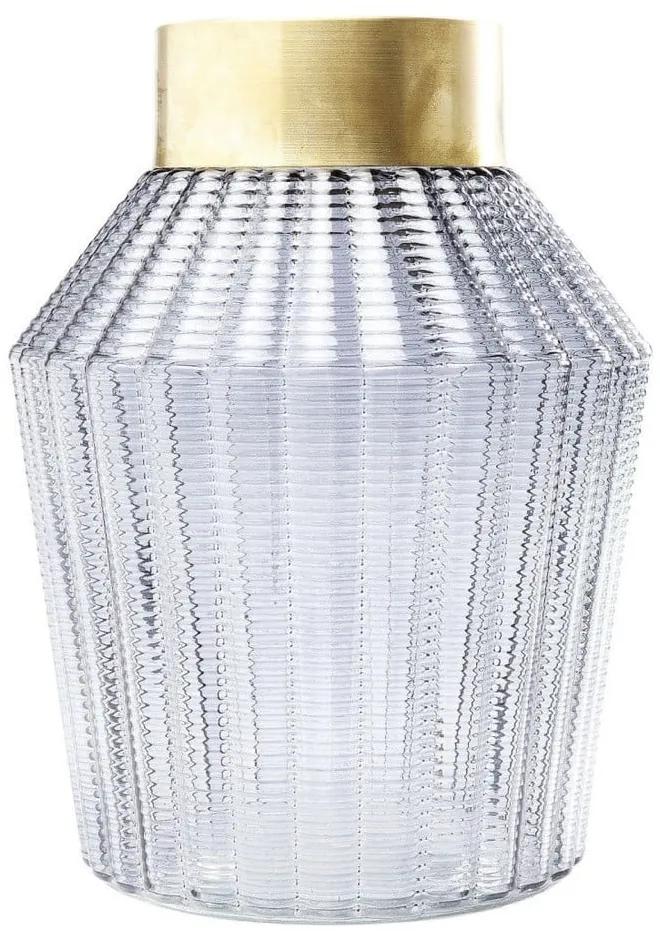 Světle šedá váza Kare Design Barfly Grey, 30 cm
