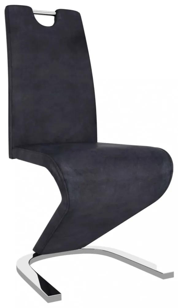 Jídelní židle 2 ks umělá kůže / chrom Dekorhome Vínová