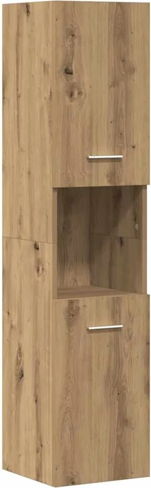 4dílná koupelnová sestava dub artisan kompozitní dřevo 3328596