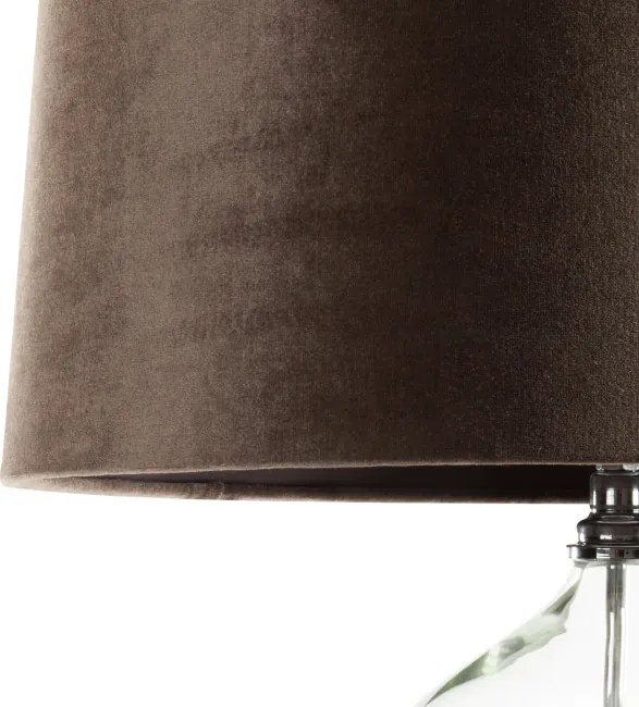 Dekorační lampa AMORA tmavě hnědá