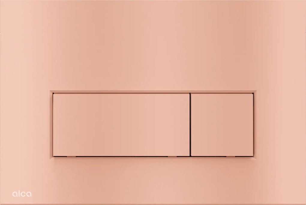 Alca Thin splachovací tlačítko pro WC zlatá M57-RG-M