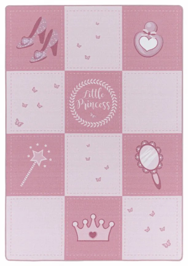 Hans Home | Dětský kusový koberec Play 2905 pink - 160x230
