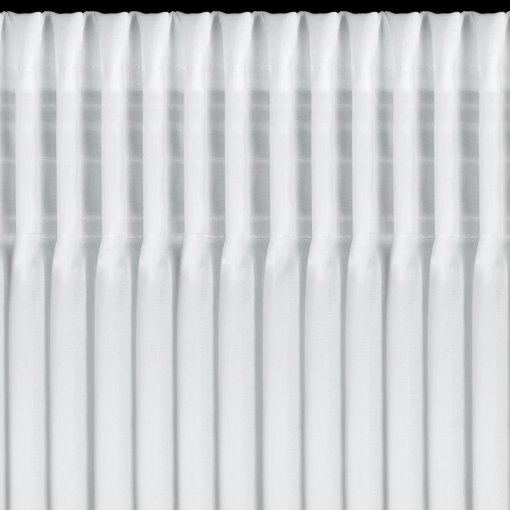 VÁNOČNÍ ZÁCLONA NA PÁSCE FLAKE 350X160 CM BÍLÁ