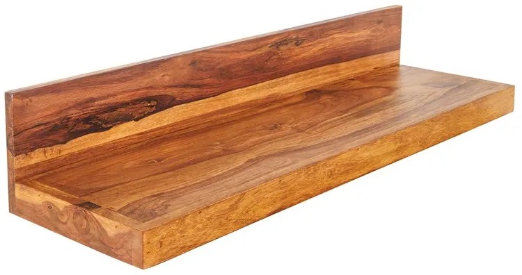 Designová nástěnná police Elegant 80 cm Sheesham