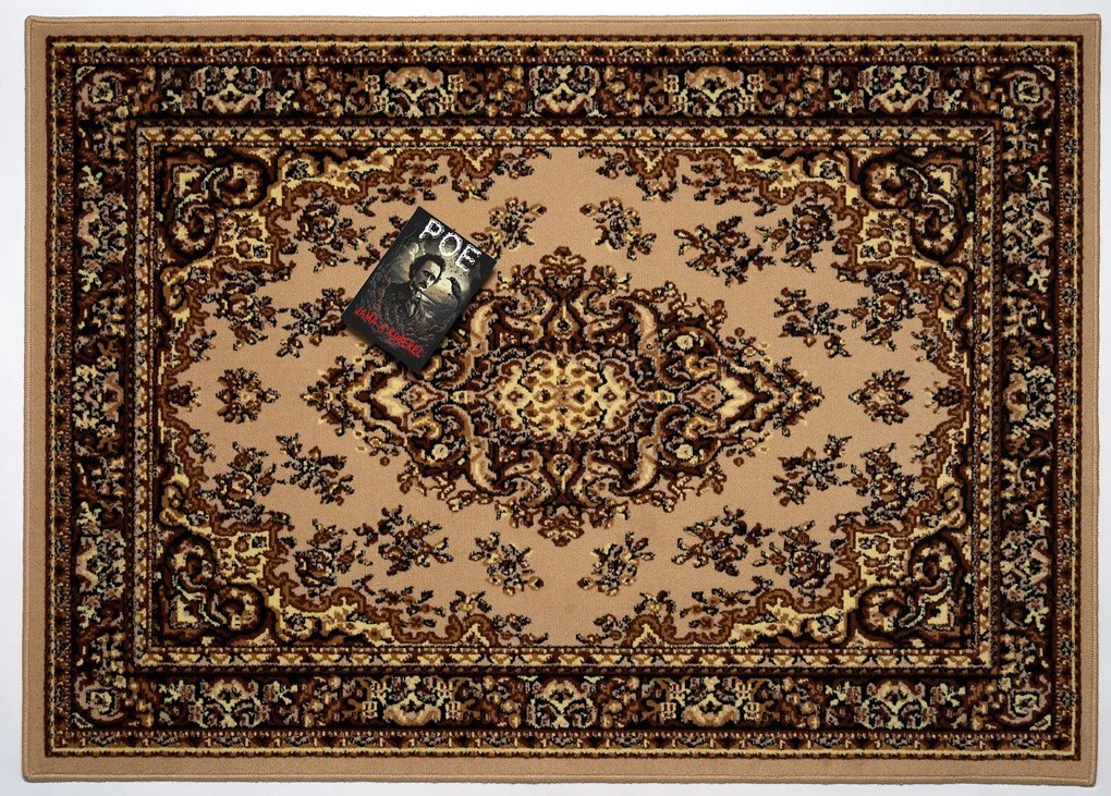 Spoltex, Kusový koberec Samira New Beige 12001-050, 120x170, béžová, chodba / předsíň