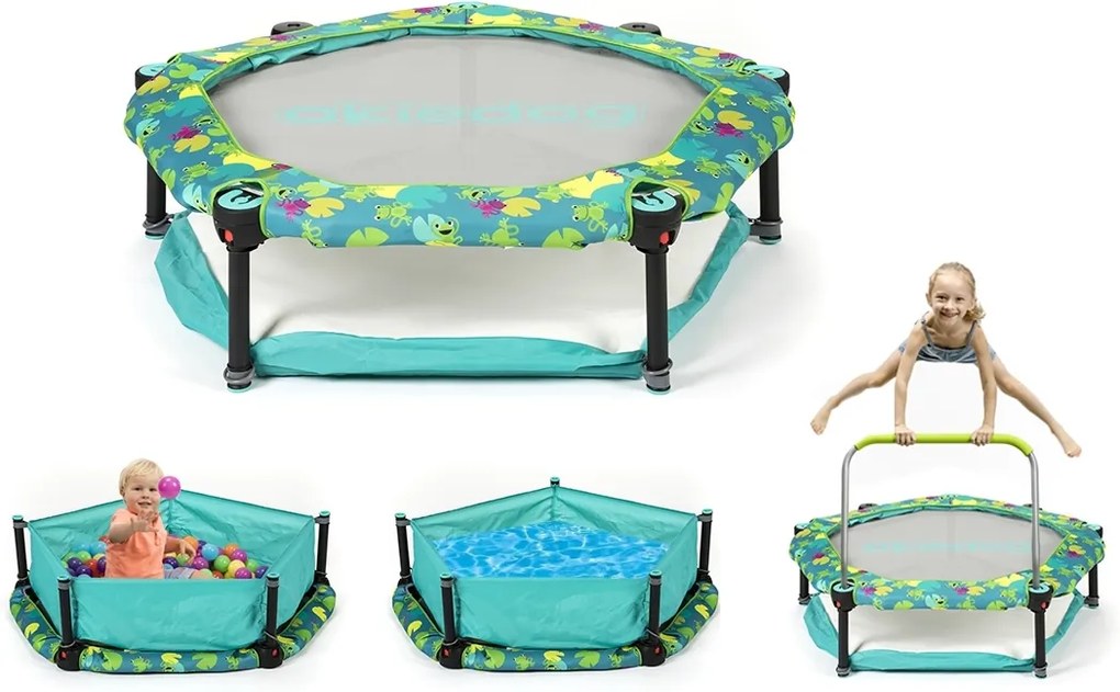 Marimex | Trampolína pro děti 4v1 - 100cm - Frogs | 190000672