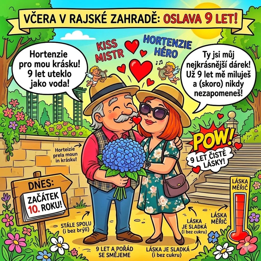 Srdcem darované Veselá osobní ilustrace na přání – Plakát A3 včetně rámečku Varianta grafického zpracování:: Pin Up